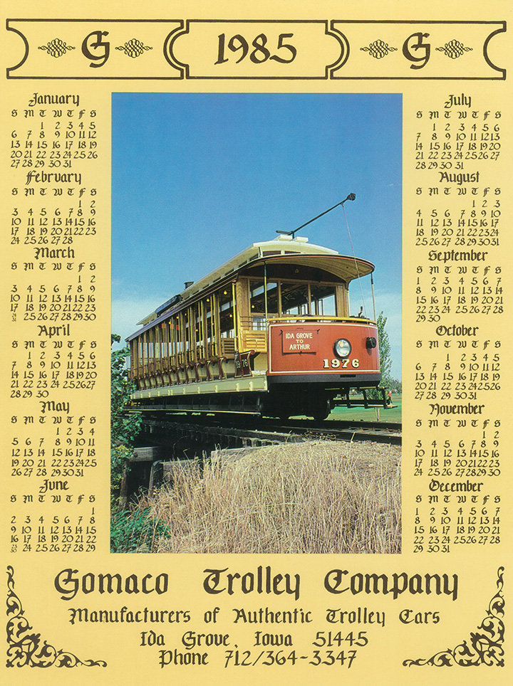 Gomaco Trolley Company: Page Name