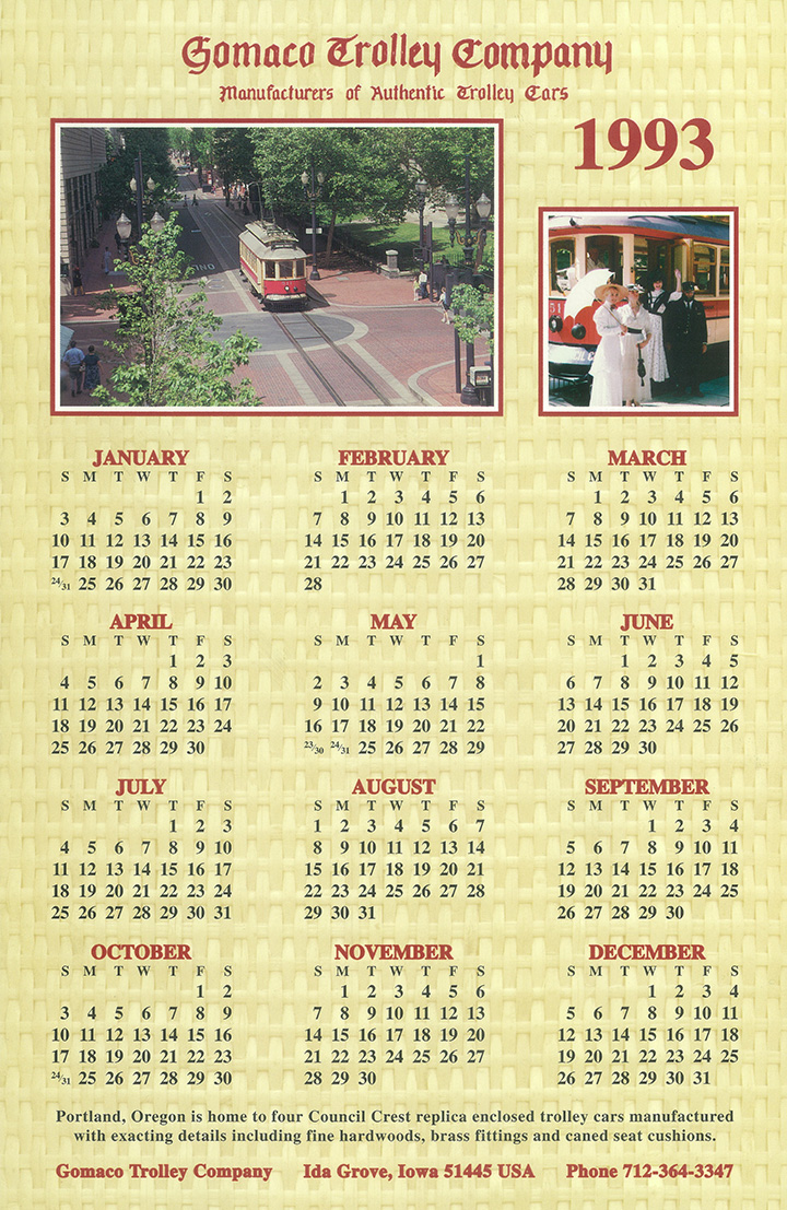 Gomaco Trolley Company: Page Name