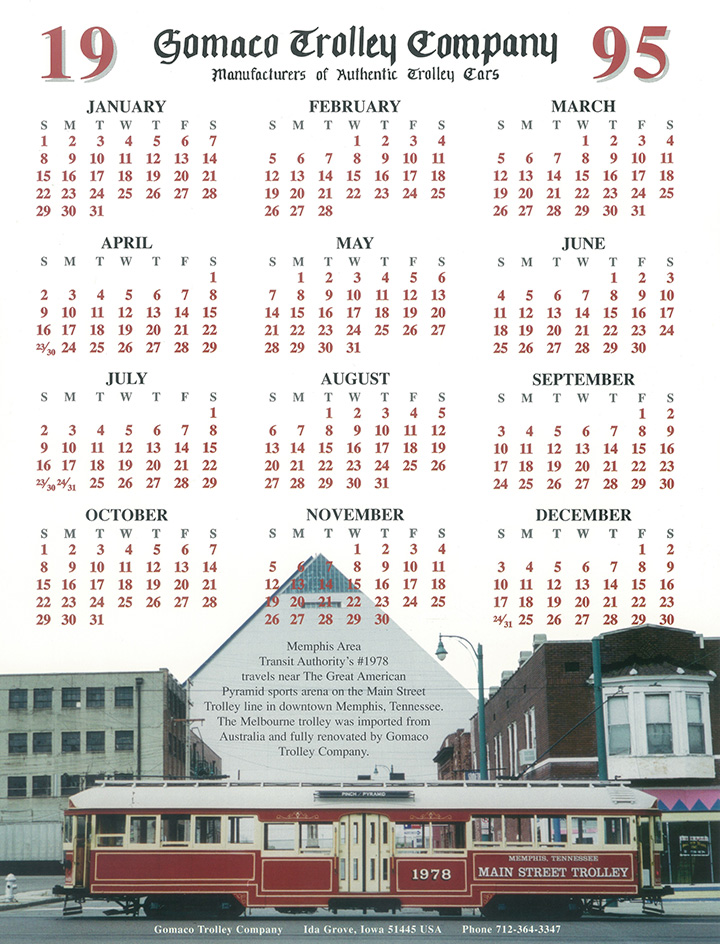 Gomaco Trolley Company: Page Name