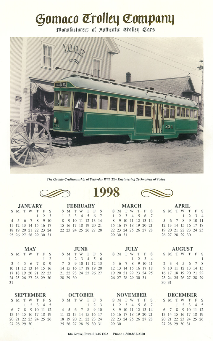 Gomaco Trolley Company: Page Name