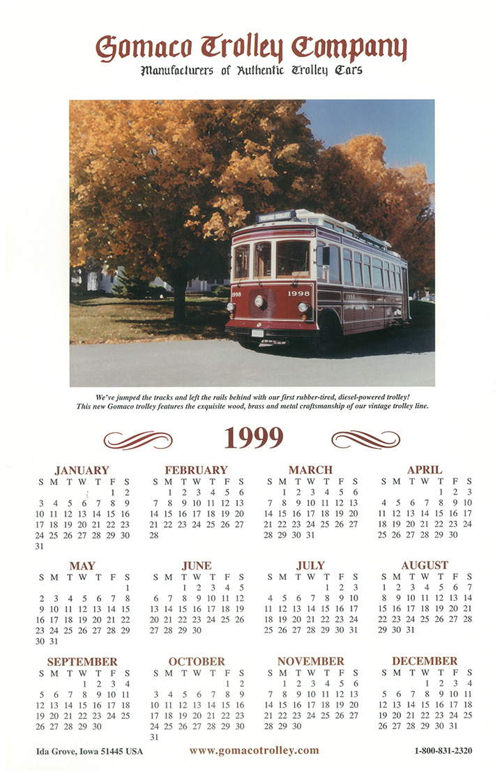Gomaco Trolley Company: Page Name