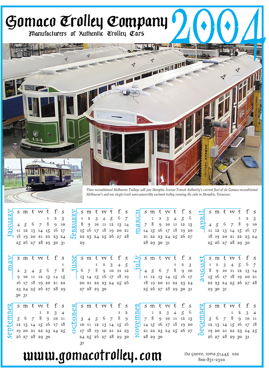 Gomaco Trolley Company: Page Name