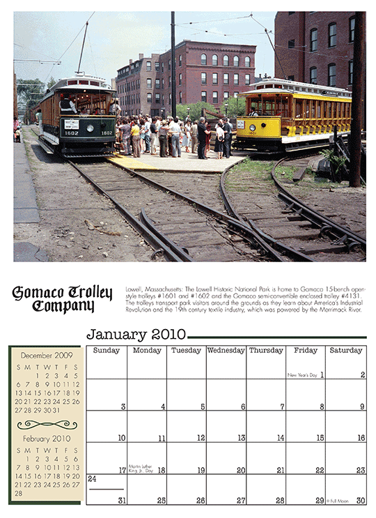 Gomaco Trolley Company: Page Name