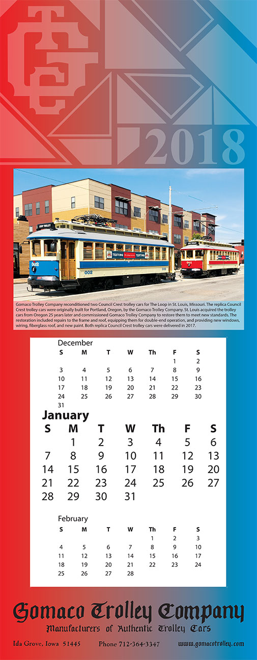 Gomaco Trolley Company: Page Name