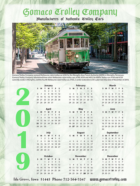 Gomaco Trolley Company: Page Name