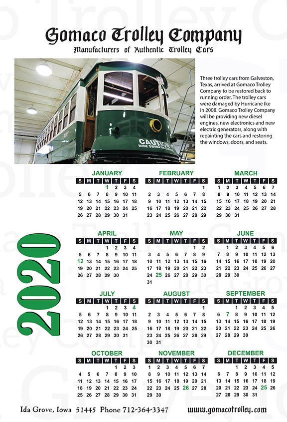 Gomaco Trolley Company: Page Name