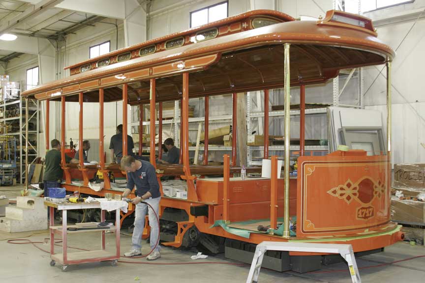 Gomaco Trolley Company: Glendale Construction