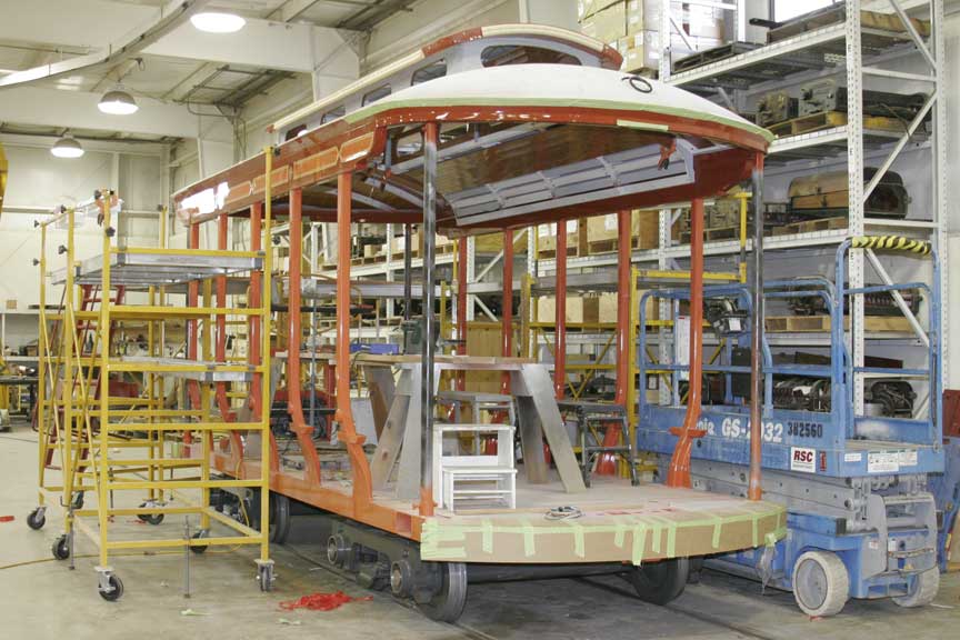 Gomaco Trolley Company: Glendale Construction