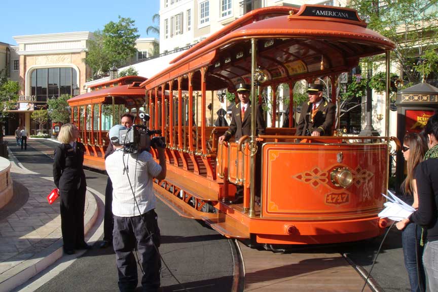 Gomaco Trolley Company: Grand Opening, Glendale, California
