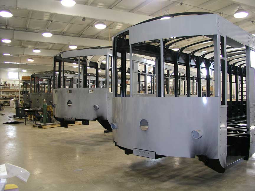 Gomaco Trolley Company: Construction Of Tampa, Florida, Replica Birney ...